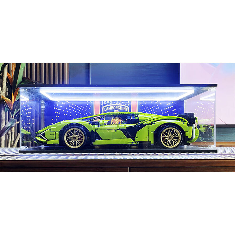 Acrylic Display case LEGO 42115 42083 42056 42096 Lamborghini Bugatti ...