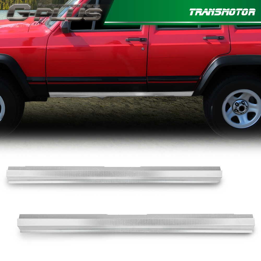 Fit For 84-01 Jeep Cherokee, Comanche 84-96 Wagoneer Slip-on Rocker ...