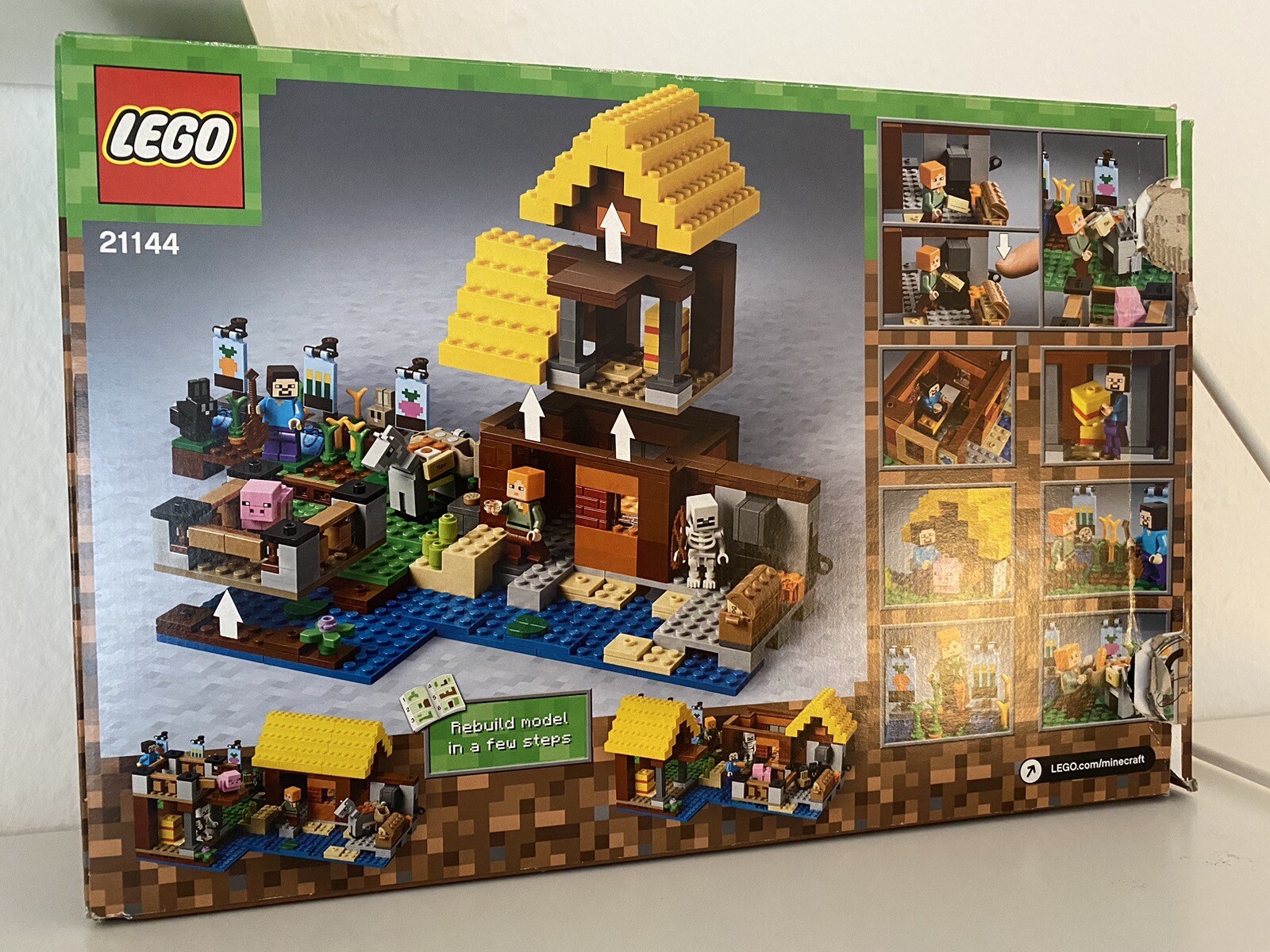 LEGO Minecraft: Farmhäuschen (21144) - Vollständig mit Anleitung und ...