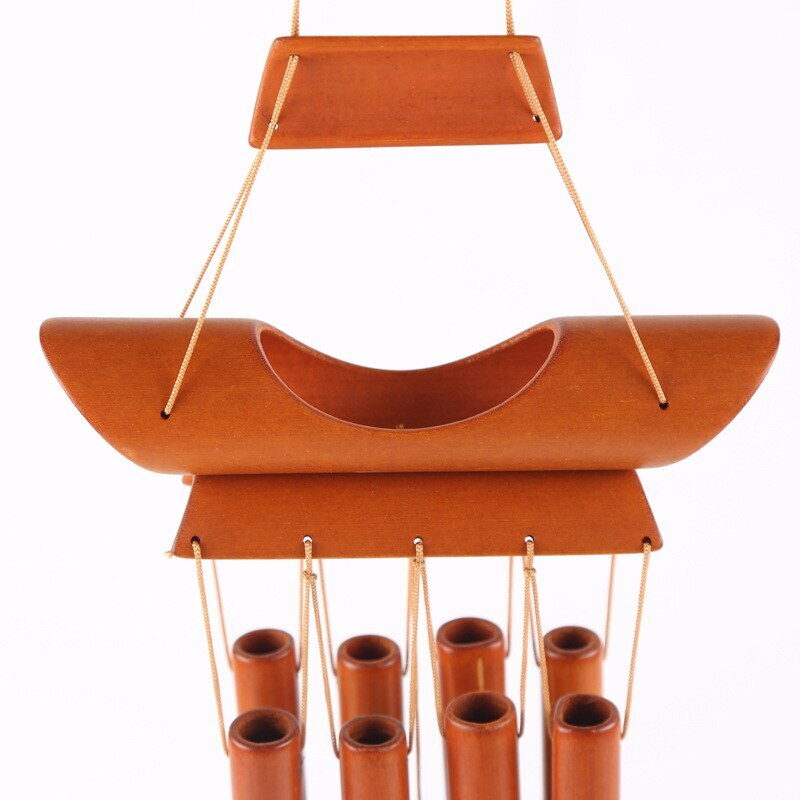 Handmade Bamboo Bell Natural Wind Chimes Yard Garden Balcony Windchime ...
