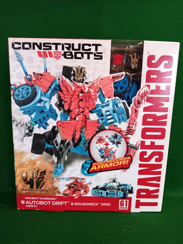 Transformers Construct-Bots Dinobot Warriors Autobot Drift & Roughneck Dino,NIP! | eBay