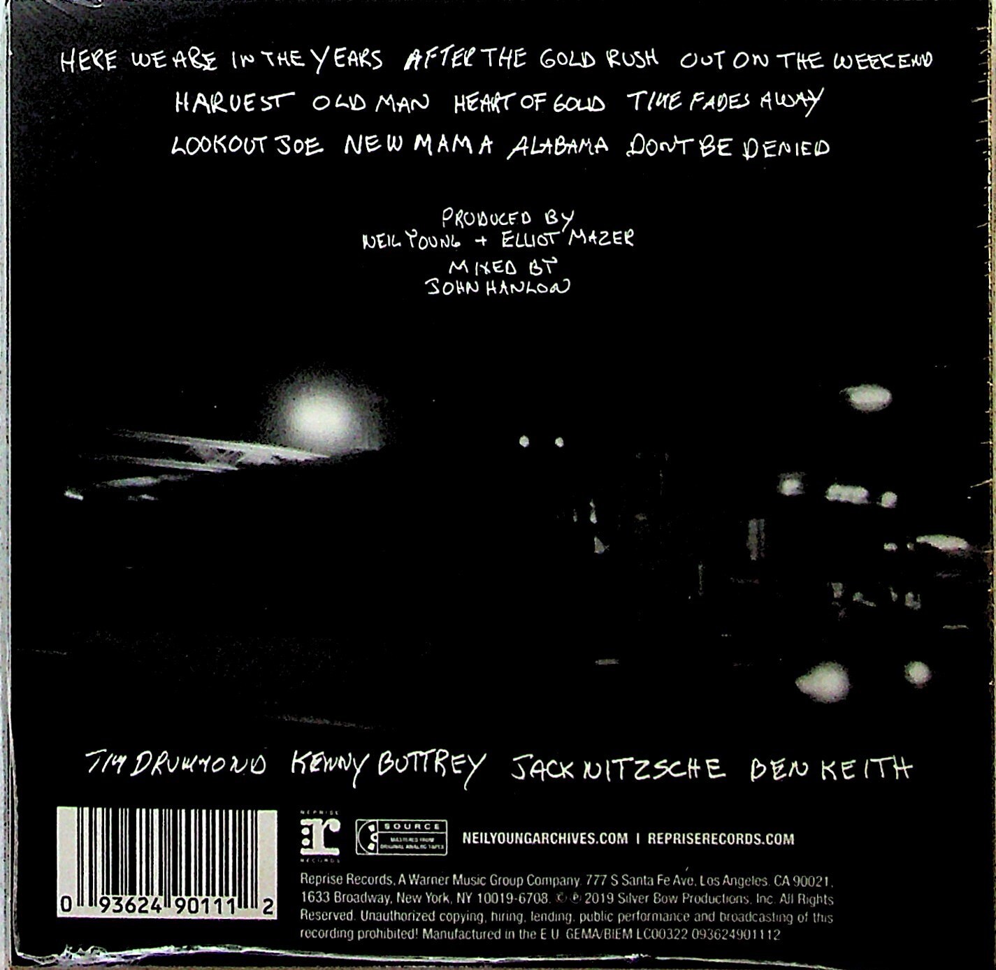 Tuscaloosa by Neil Young & the Stray Gators (CD, 2019) for sale online ...