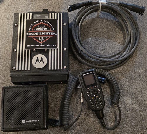 Motorola Apx 6500 mobile radio 03 head Tested p25 700/800 M25URS9PW1AN ...