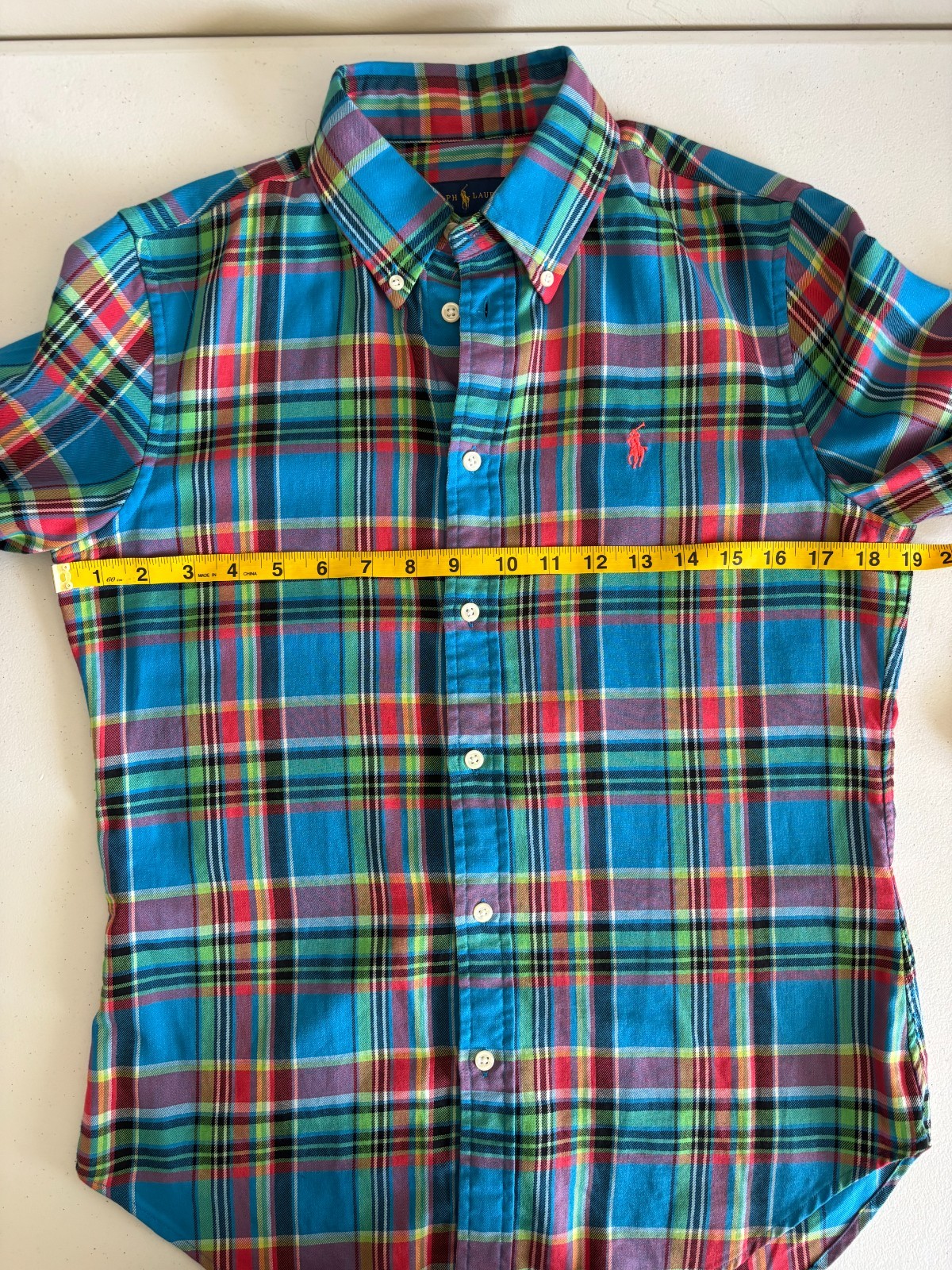 Polo Raph Lauren Womens Plaid Shirt Size 8 Preppy Academia 90s Classic | eBay