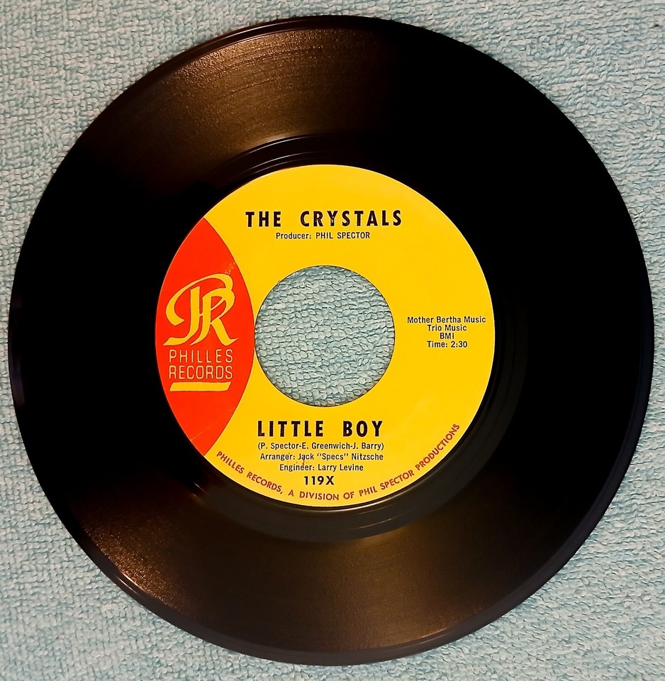 1964 The Crystals Two Singles - Little Boy & All Grown Up - Philles 119X 7" EX | eBay