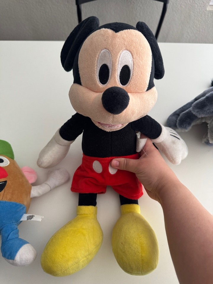 Disney Mickey Mouse, Mr. Potato Head, and Eeyore Plush Toys | eBay