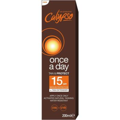 Calypso Once a Day Sun Lotion SPF 15 Tan & Protect Non-greasy ...