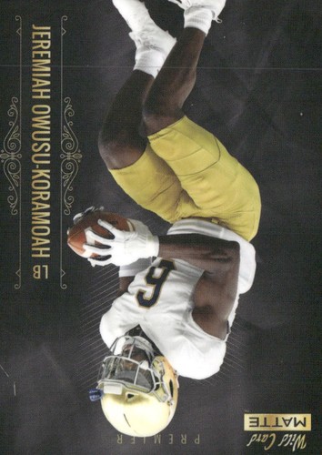 Jeremiah Owusu-Koramoah 2021 Wild Card Matte #MBC-35 Notre Dame | eBay