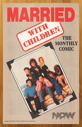 1988 Now Comics Married With Children Vintage Print Ad/Poster Al Bundy ...