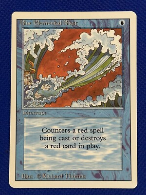 MTG / Magic: The Gathering - 3rd Edition Revised - Blue Elemental Blast ...
