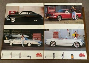 1993 MAC Tools Calendar Poster Mustang Corvette Mercury Plymouth Super ...