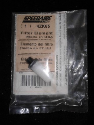 SPEEDAIRE 4ZK65 Filter Element. | eBay