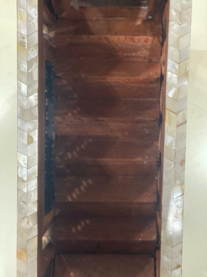 Handmade Wood Islamic Pulpit Inlaid Shell & Camel Bone | eBay