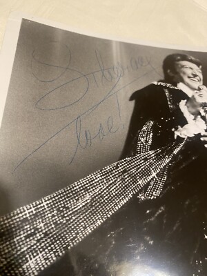 Liberace Autographed 1980 Photo. Black & White 10”X 8”. | eBay