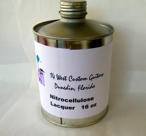 Nitrocellulose Lacquer Catalyzed,Full 16oz (not8oz) instrument CLEAR ...