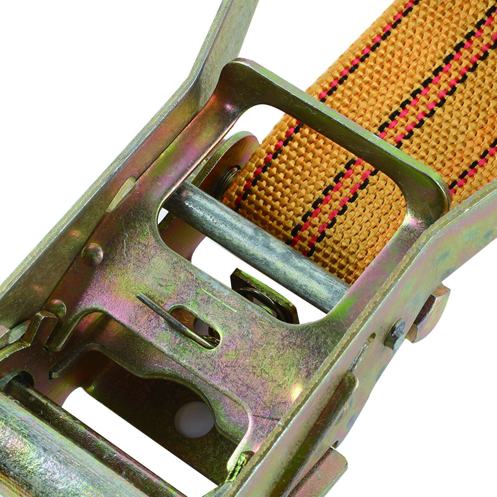 2PCS 50mm Ratchet Straps Tie Down 6 Meter 2 Tons Claw Lorry Lashing ...