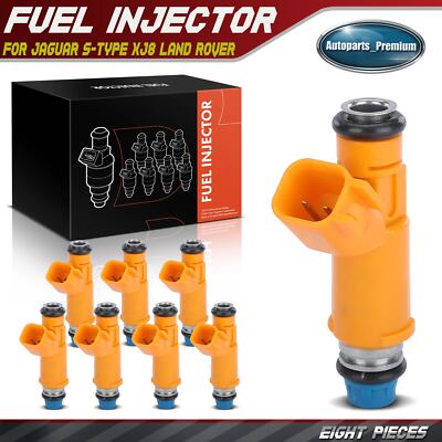 8pcs Fuel Injector for Jaguar S-Type Vanden Plas XJ8 Land Rover LR3 ...