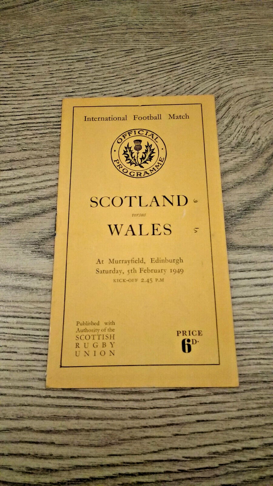 Scotland v Wales Rugby Programmes 1946 - 2015 | eBay