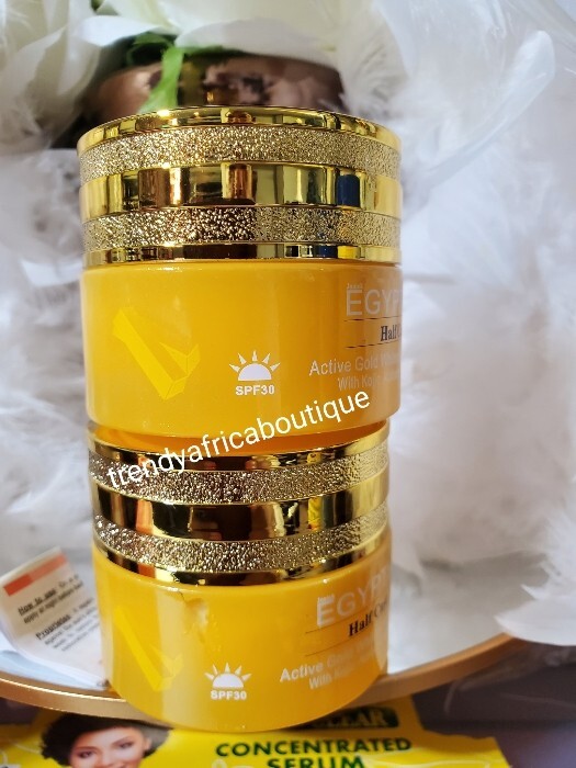 X 1 Jonick Egyptian HALF-C GOLD Face Cream. Active Whitenizer Spf 30 ...
