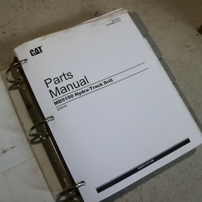 CAT CATERPILLAR MD5150 Hydra-Track DRILL Parts Manual book spare list ...