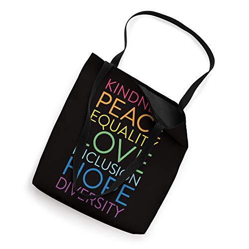 Peace Love Inclusion Equality Diversity Human Rights Tote Bag | eBay