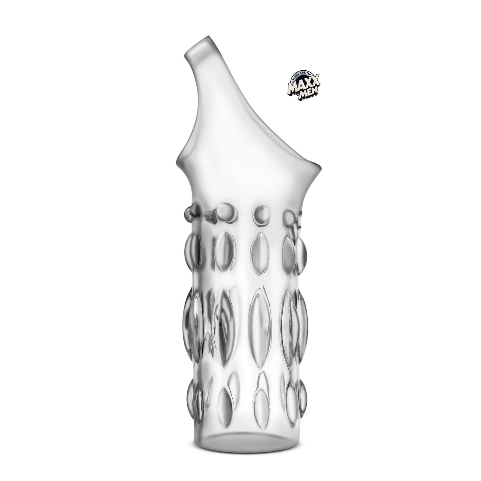 Maxx Men Erection Sleeve COCK RING Clear Penis Extension Enhancer GIRTH ...