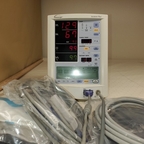 Nibp Spo2 Datascope Accutor Plus With Accessories. Patient Monitor. | eBay