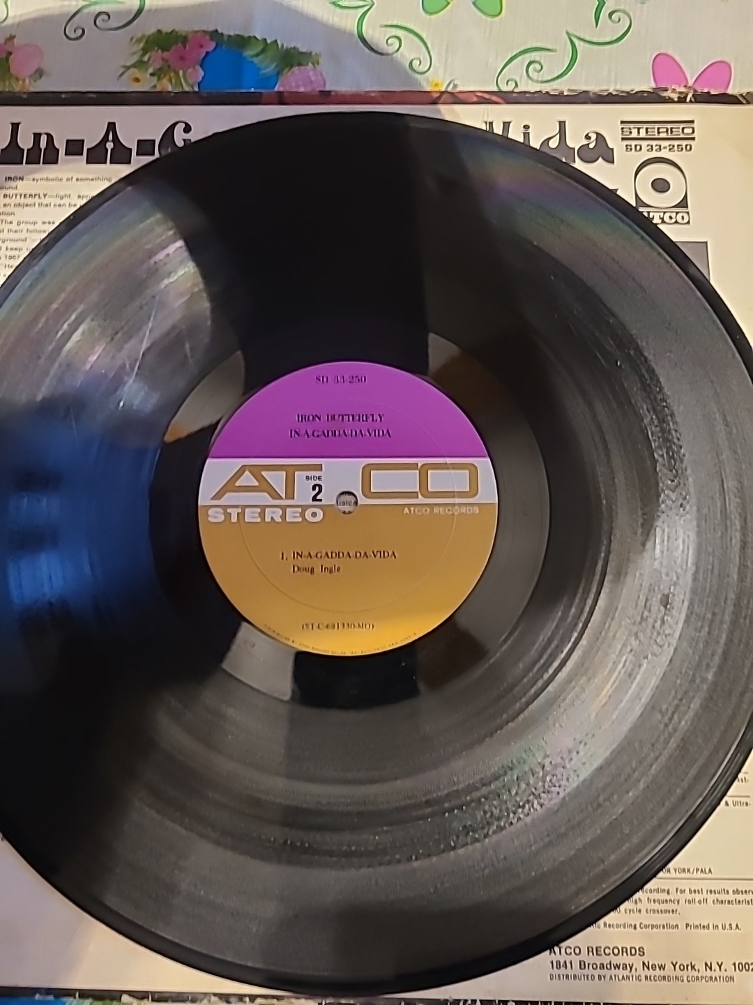 IRON BUTTERFLY IN-A-GADDA-DA-VIDA LP ATCO LABEL | eBay