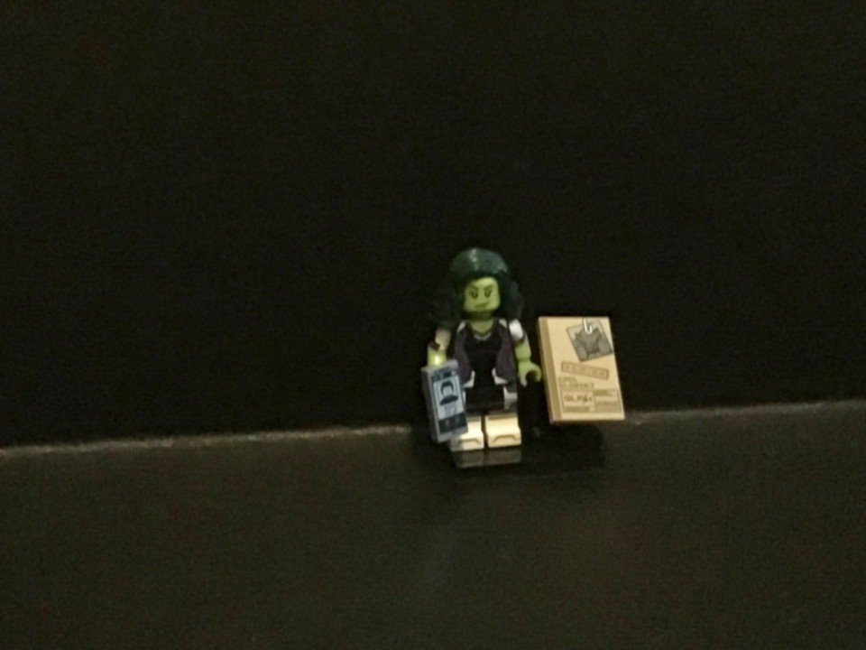 LEGO lot of 4 marvel minifigures: Agatha (2), she hulk, Wolverine. Cmf ...