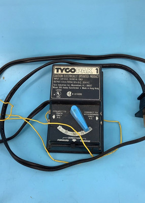 Tyco Vintage PAK1 Model 895 Power Pack Toy Railroad Train AC/DC ...