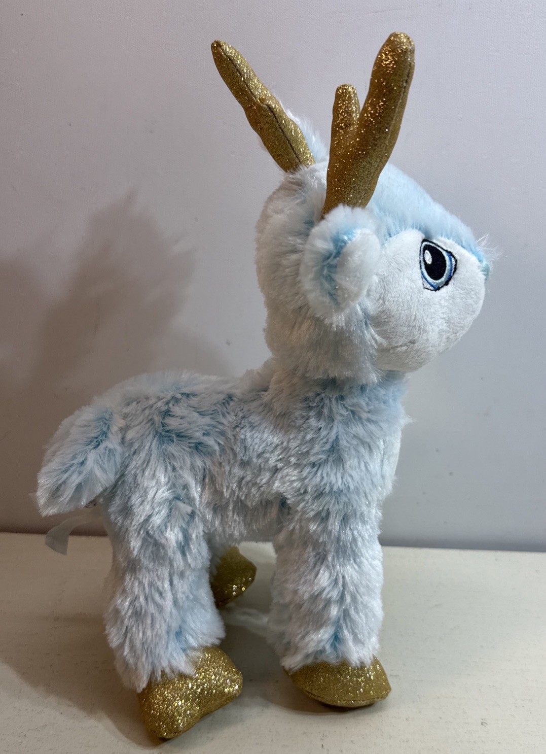 Build a Bear Merry Mission Arctic Blue Reindeer Buddy 10” Plush ...