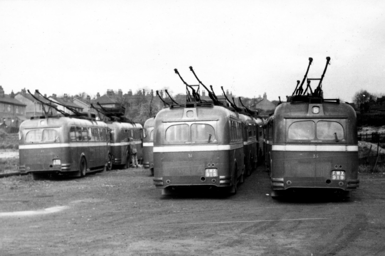 Mexborough & Swinton withdrawn Trolleybuses Rawmarsh Depot Bus Photo C ...