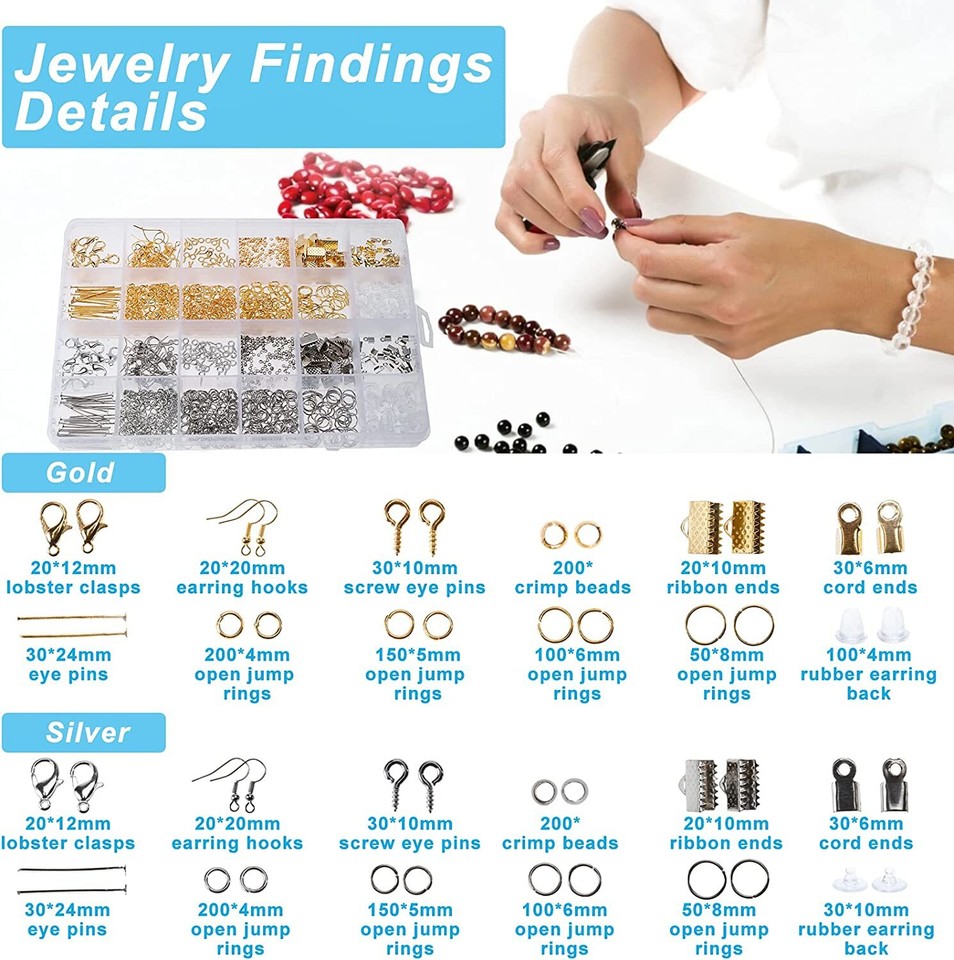 Jewelry Making Kit for Adults Jewelry Making Repair Supplies Kit with ...