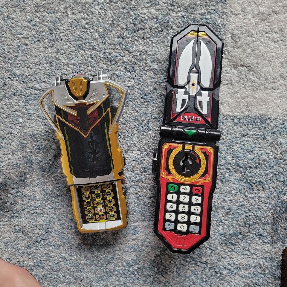 Power Rangers Super Megaforce Gokaiger Morpher 2p Ranger Key 69p set ...