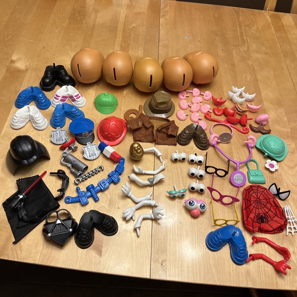 Mr Mrs Potato Head Darth Indiana Jones Spider Spud Police Firefighter ...