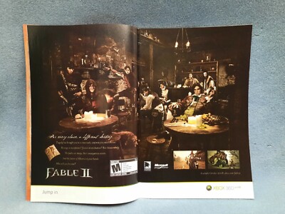 Rare Fable 2 Video Game Print Ad | eBay