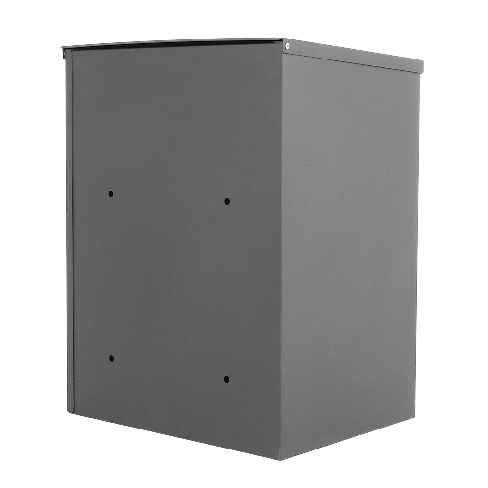 Lockable Parcel Delivery Drop Box Outdoor Secure Storage Letter Mail ...