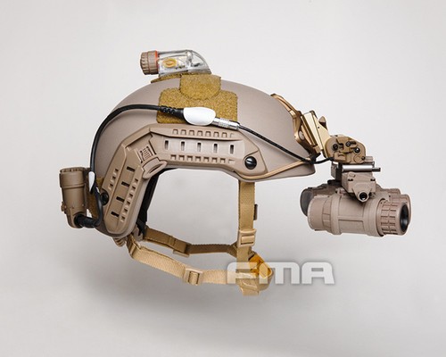 FMA Tactical Functional GSGM Helmet ANVIS 6/9 NVG Mount + 3* Helmet ...