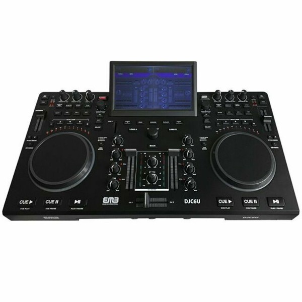 EMB DJC6U Professional Controller DJ Mixer 2 Jog Wheels for sale online ...