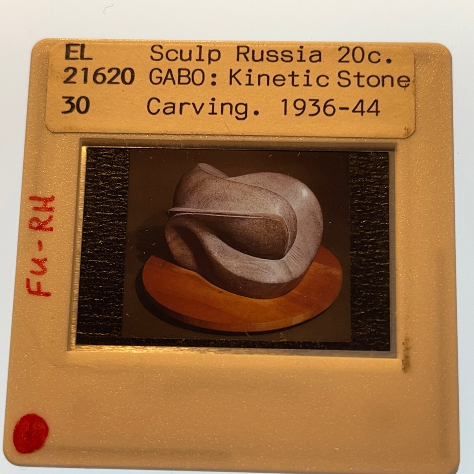 Naum Gabo "Kinetic Stone Carving” Russian Kinetic Art 35mm Slide | eBay