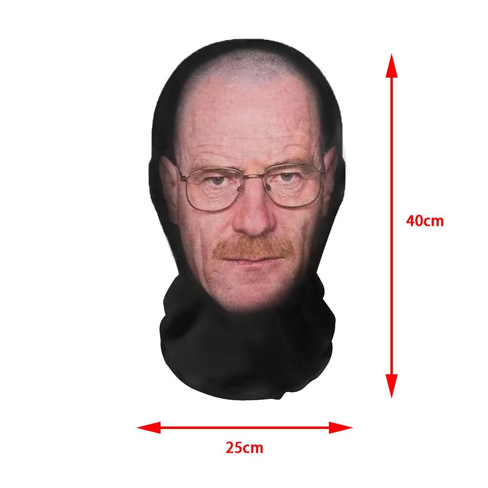 Bryan Cranston Movie Actor Mask Full Face Shiesty Funny Role Play ...