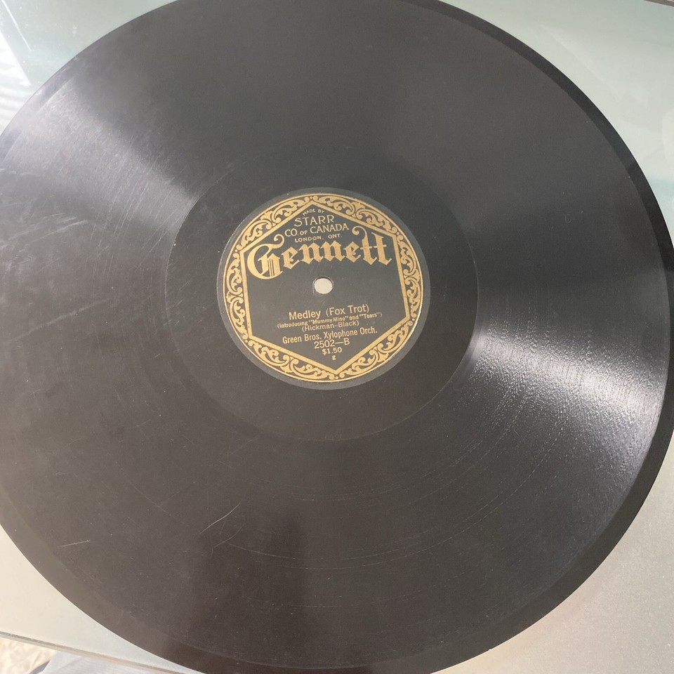 JAZZ 12-inch 78 rpm GENNETT 2502 CONEY ISLAND DANCE ORCH - The Red ...