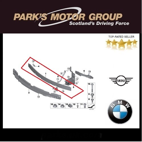 2013 on F15 BMW X5 Front Bumper Reinforcing Crash Bar 51117294477 for ...