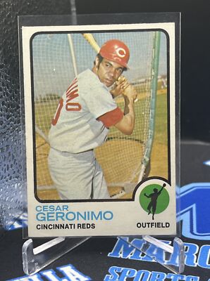 1973 Topps Baseball Cesar Geronimo Card #156 Cincinnati Reds EX+ | eBay