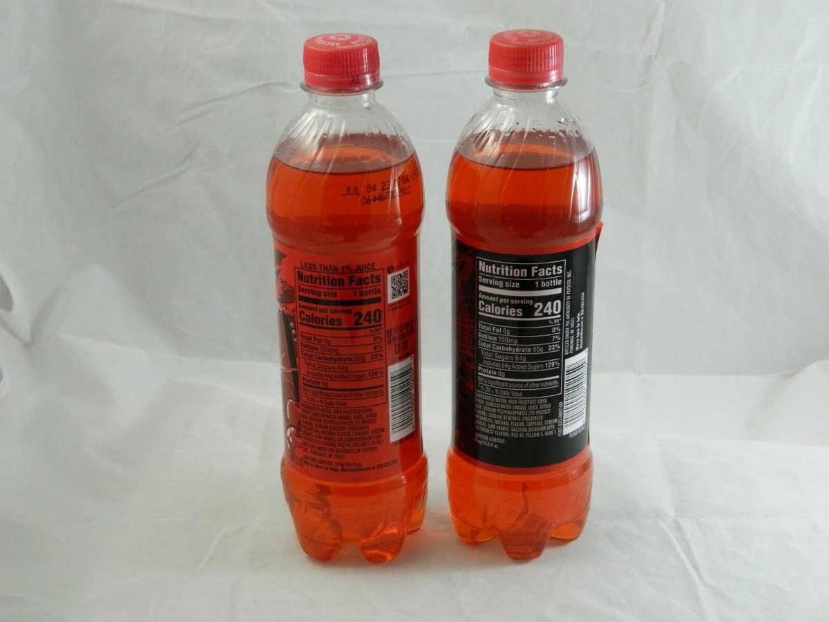 Bouteille Rouge Mountain Dew Code