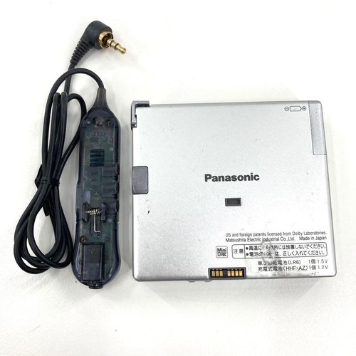Panasonic SJ-MJ55 green minidisc MD walkman player used tested work ...