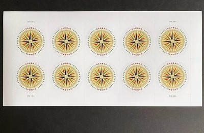 USA 2025 Stamps MNH Global Forever Compass Rose Sheet of 10 United ...