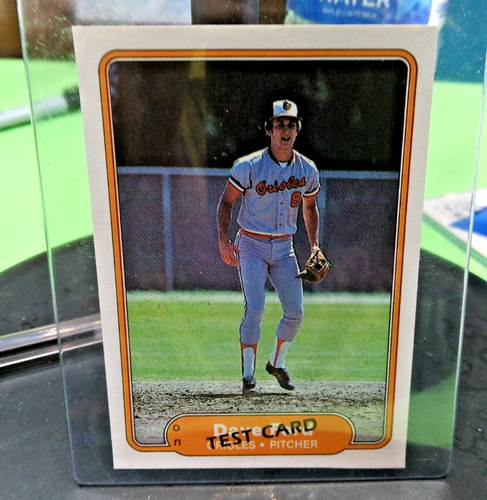 1982 FLEER TEST CARD PRE PRODUCTION CAL RIPKEN JR NORMAL CARD STOCK dan ...