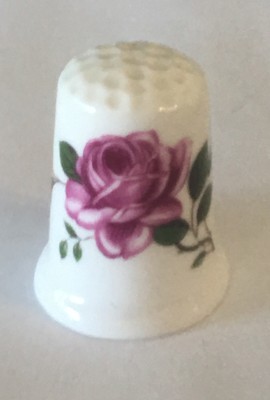 Flower Flowers Thimble Vintage Souvenir Collectible | eBay Australia