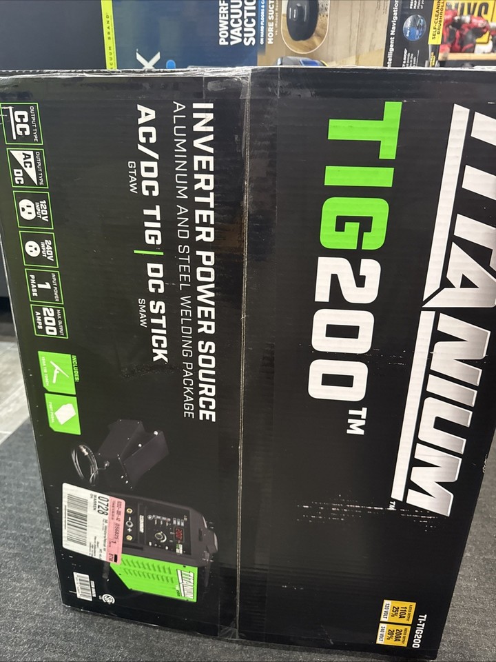 TITANIUM TIG 200 Professional AC/DC TIG Welder with 120/240V - Brand ...